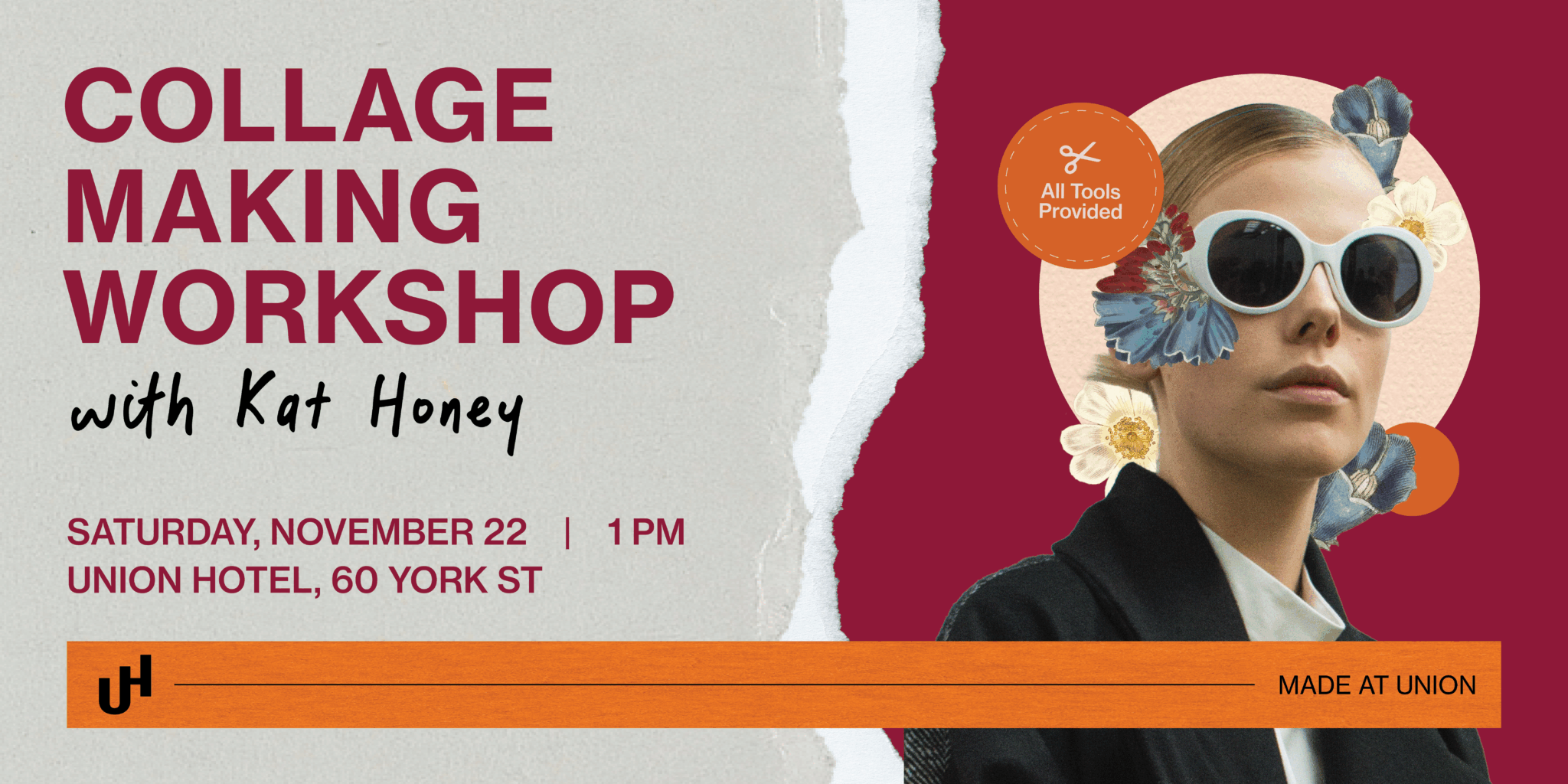 Collage Making Workshop with Kat Honey - Union Hotel